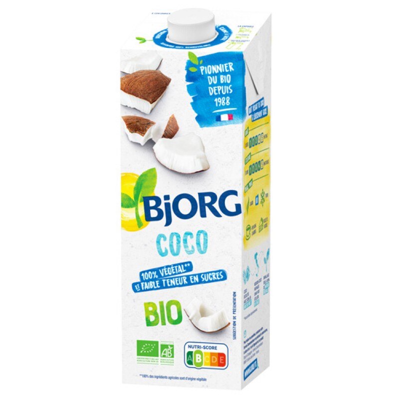 Lapte de nuca de cocos,BJORG, 1l - eMAG.ro