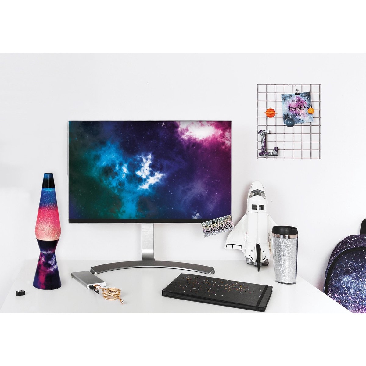 Лава лампа iTotal Blue Pink Crystal - eMAG.bg