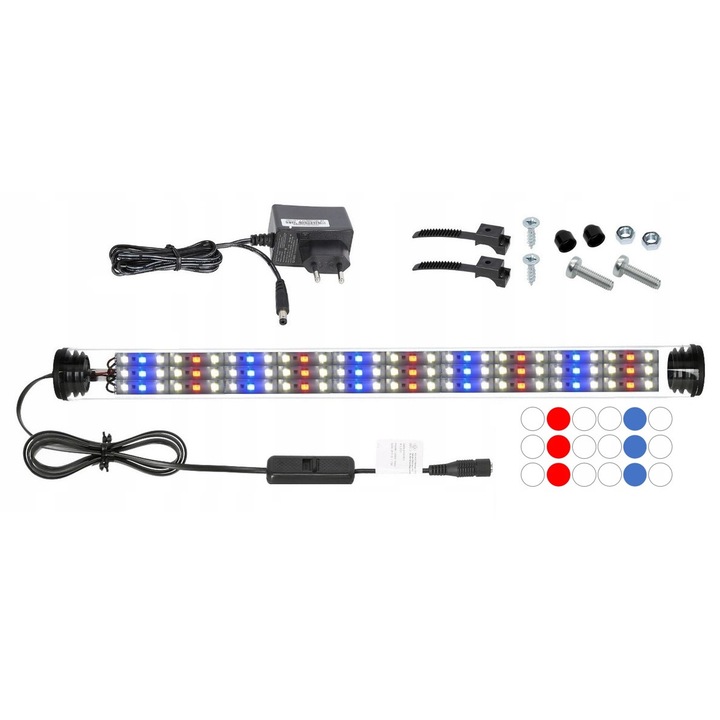 Lampa LED pentru acvariu FULL SPECTRUM 80cm acvariu GROW - eMAG.ro