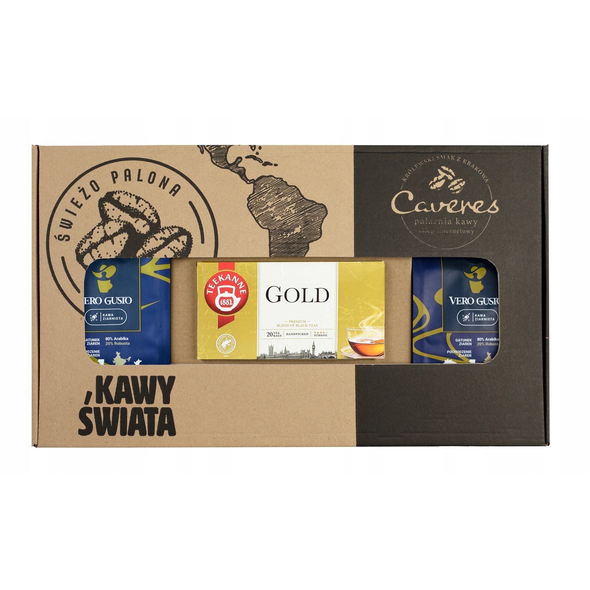 Pachet cafea si ceai - 2x Vero 250g, 1x Teekanne - eMAG.ro