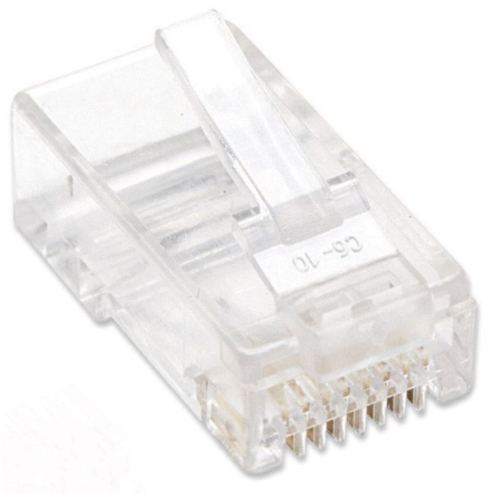 Pachet 100 mufe UTP RJ45 pentru cablu rigid Cat.5E Techly IWP-JAR-C5RTY ...