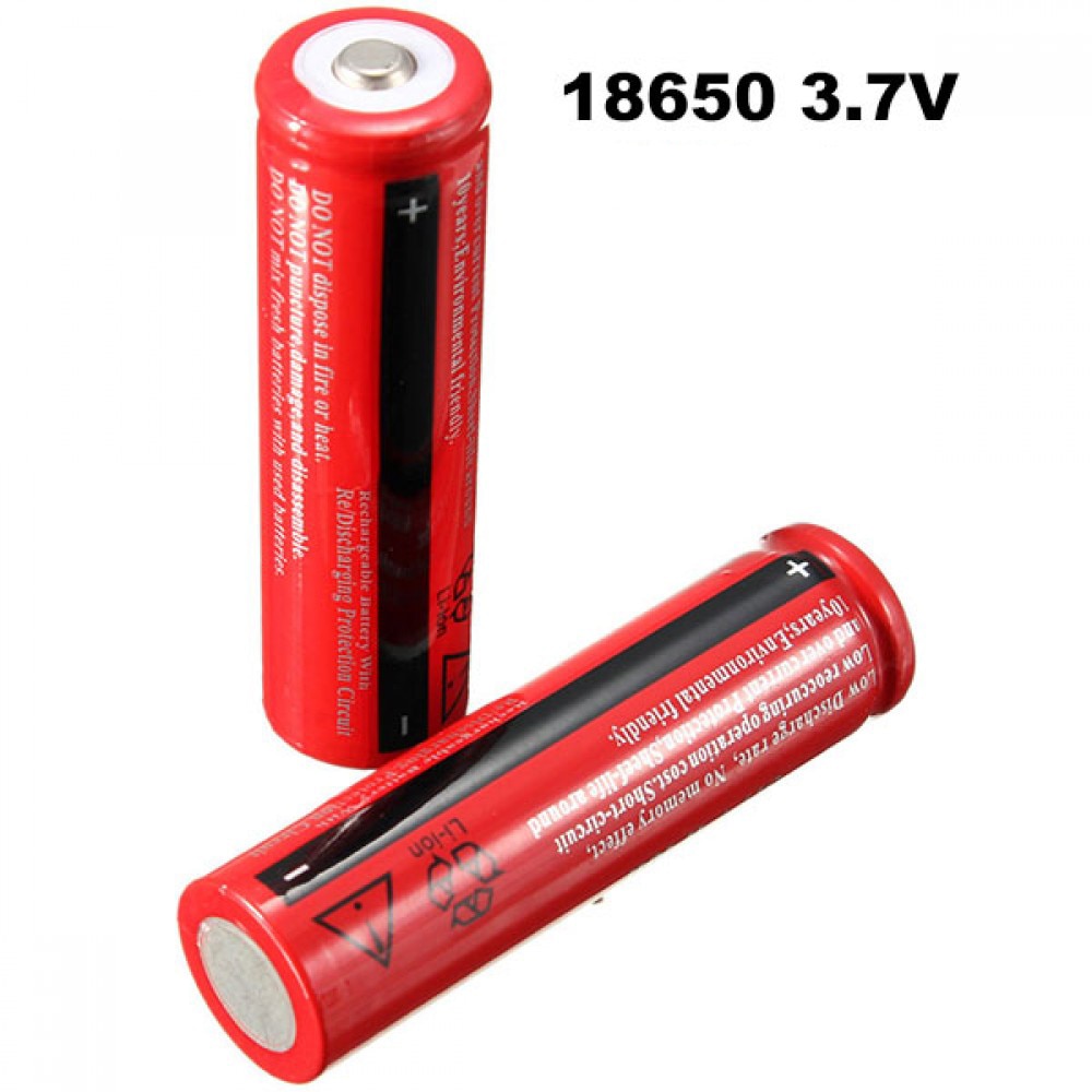 Set 2x Acumulator 18650 3, 7V MRG MMMC, 6800 mAh, Li-ion, Reincarcabil, Pentru Tigari ...