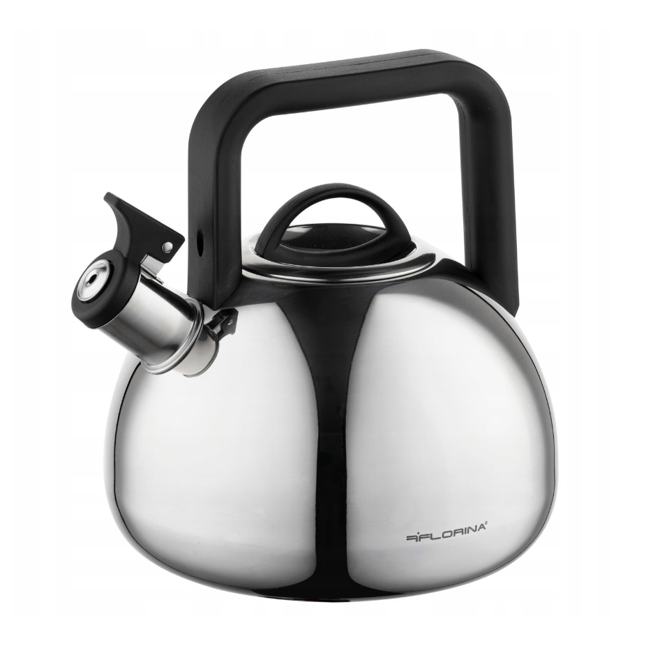 Ceainic din inox cu fluier, fierbator traditional, capacitate 2.5 litri ...