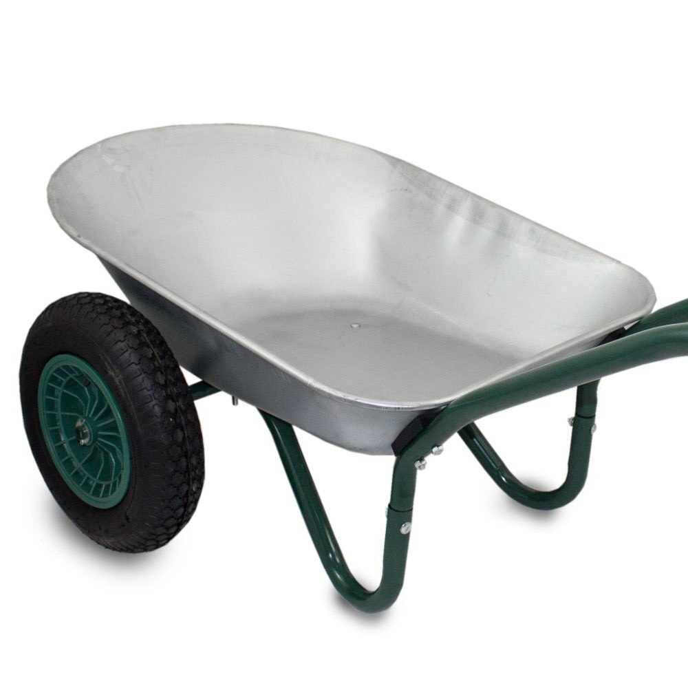 Roaba de gradina, zincata, 100 L, Max 150 kg, Bituxx - eMAG.ro