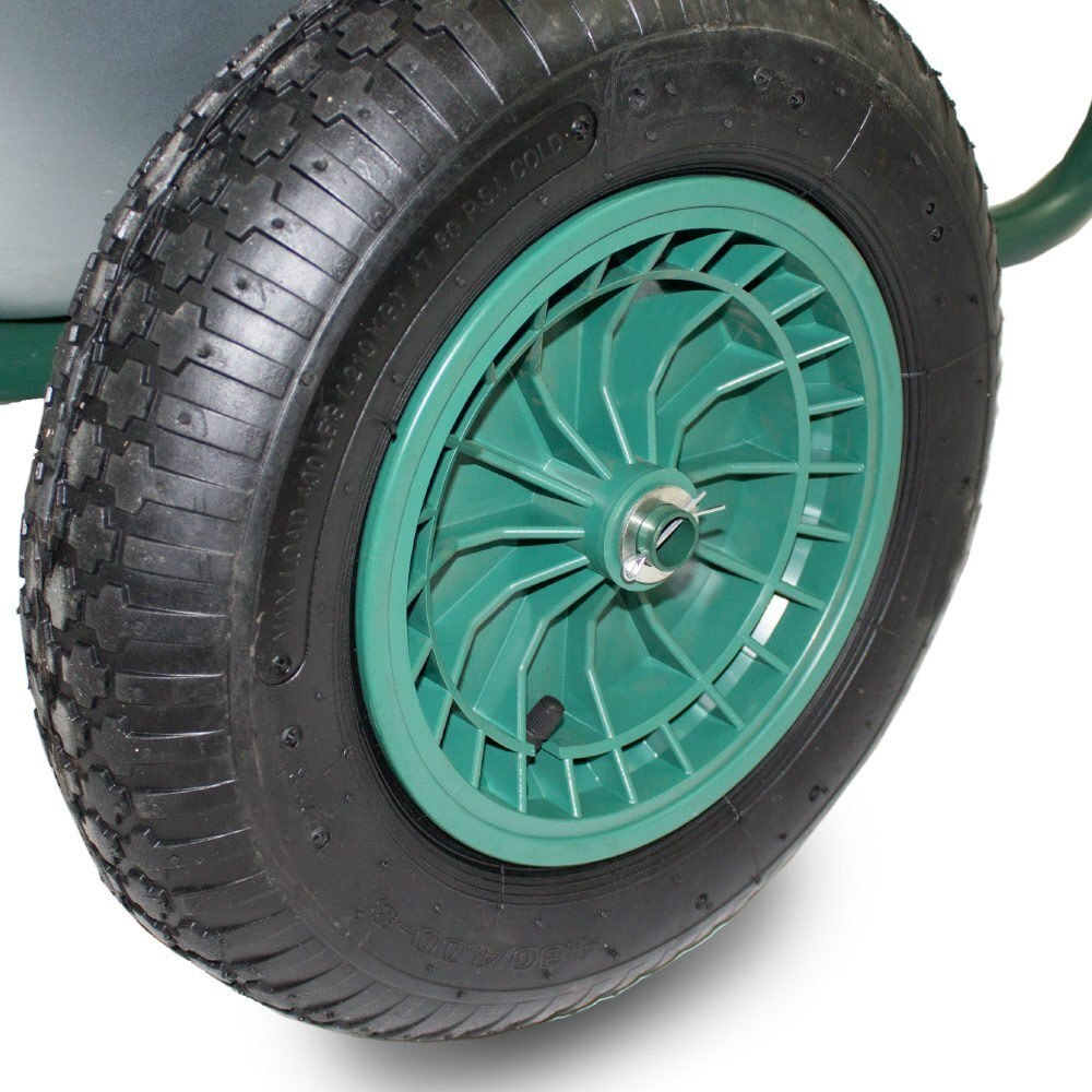 Roaba de gradina, zincata, 100 L, Max 150 kg, Bituxx - eMAG.ro