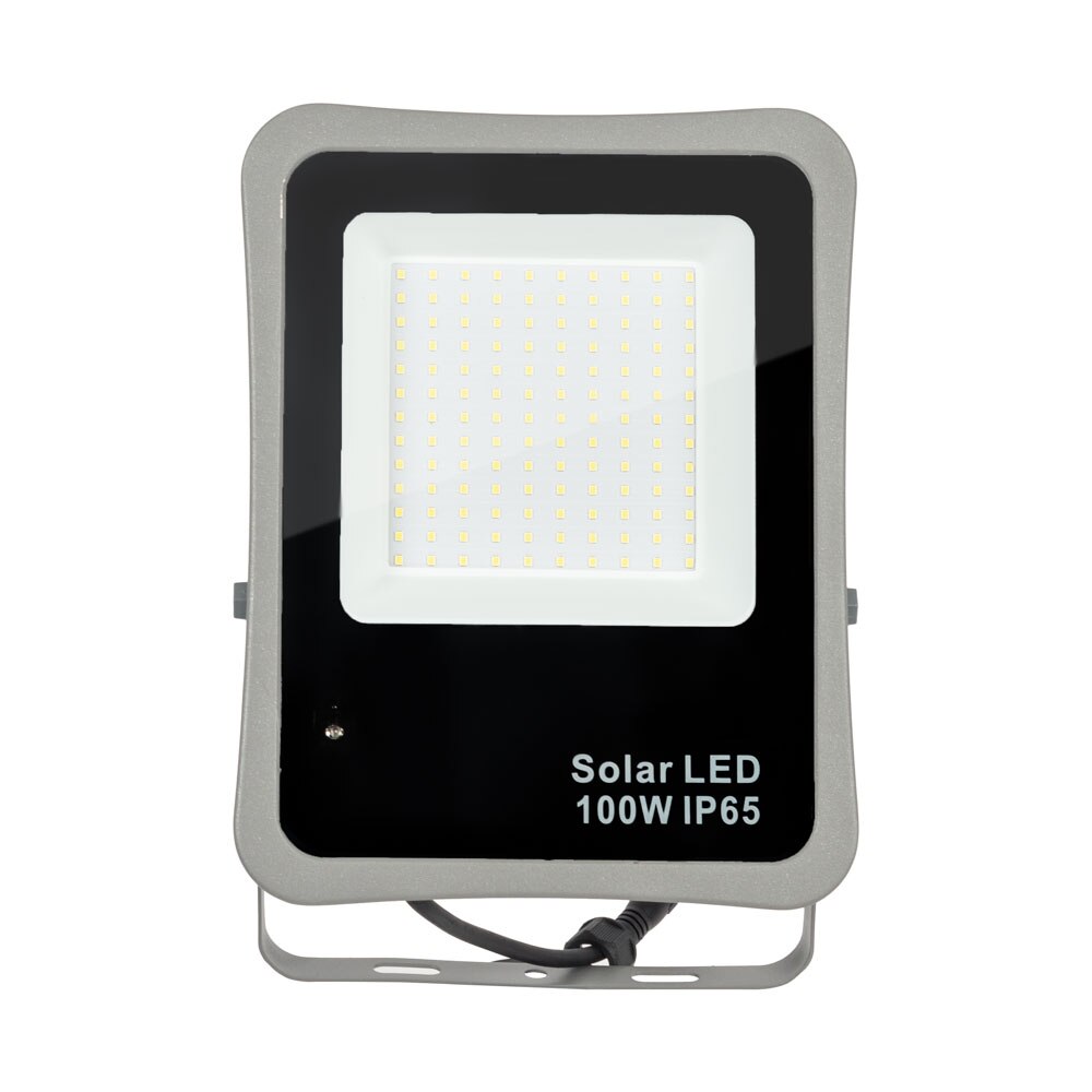 Proiector LED solar 100W 6500K - eMAG.ro