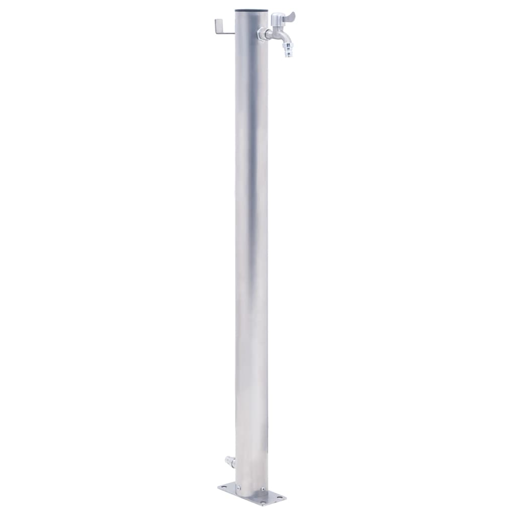 Cismea cu suport pentru furtun, Zakito Europe, Inox, 23.5 x 7 x 80 cm ...