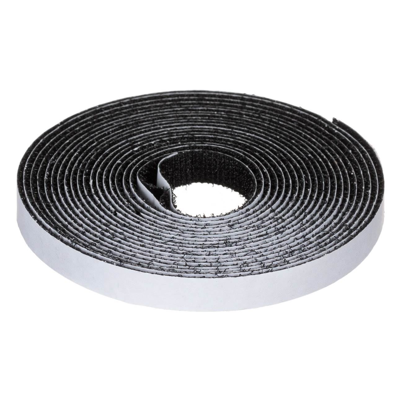 Banda scai autocolanta cu carlige mici Shopiens®, neagra, pentru ...