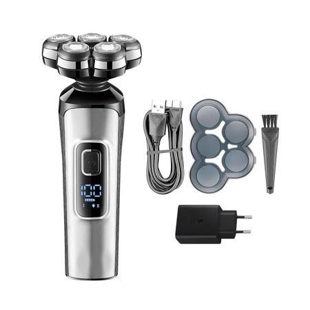 Самобръсначка VGR V-385, мокро и сухо, 360° ножчета, LED дисплей, 5D ...