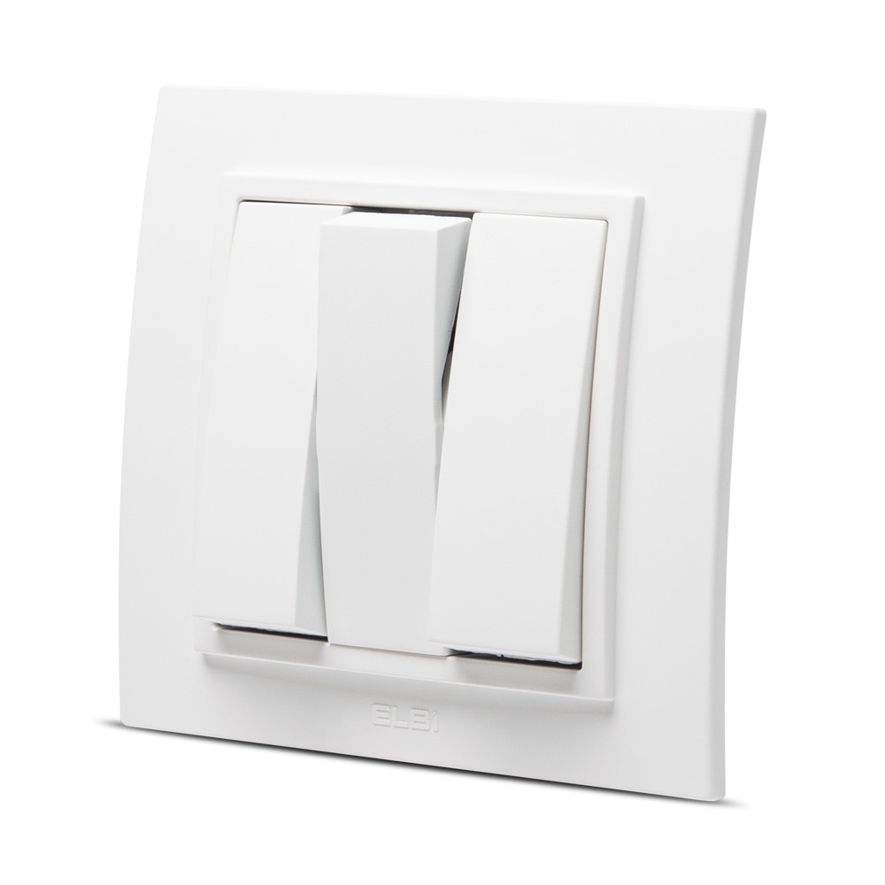 Intrerupator Triplu 10A, incastrat, Culoare Alb Mat, 220-240V, ZN - eMAG.ro