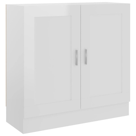 Dulap pentru carti Zakito Europe, 2 compartimente, alb lucios, 82.5x30 ...