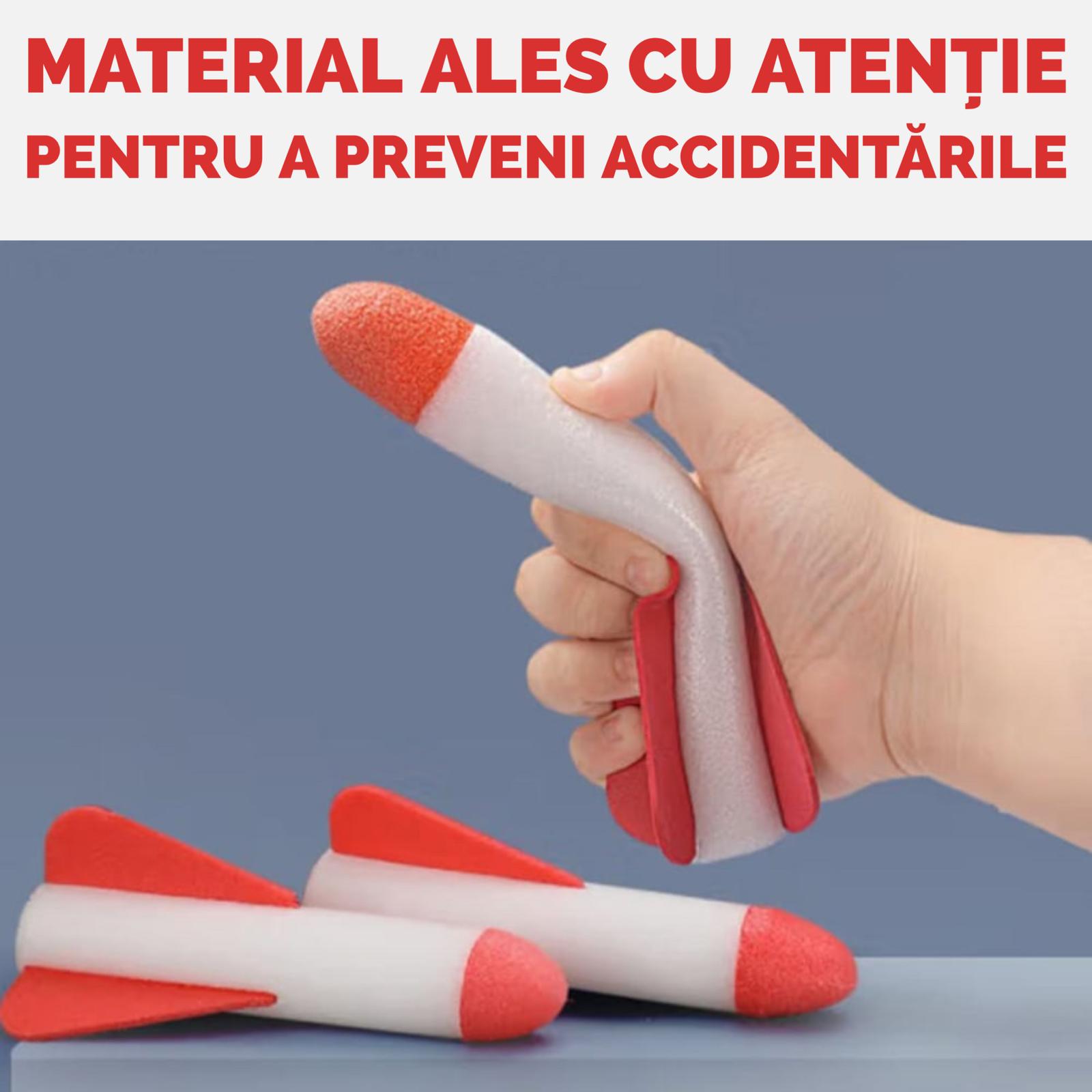 Set Lansator de Rachete Promerco®️, din material moale special pentru ...