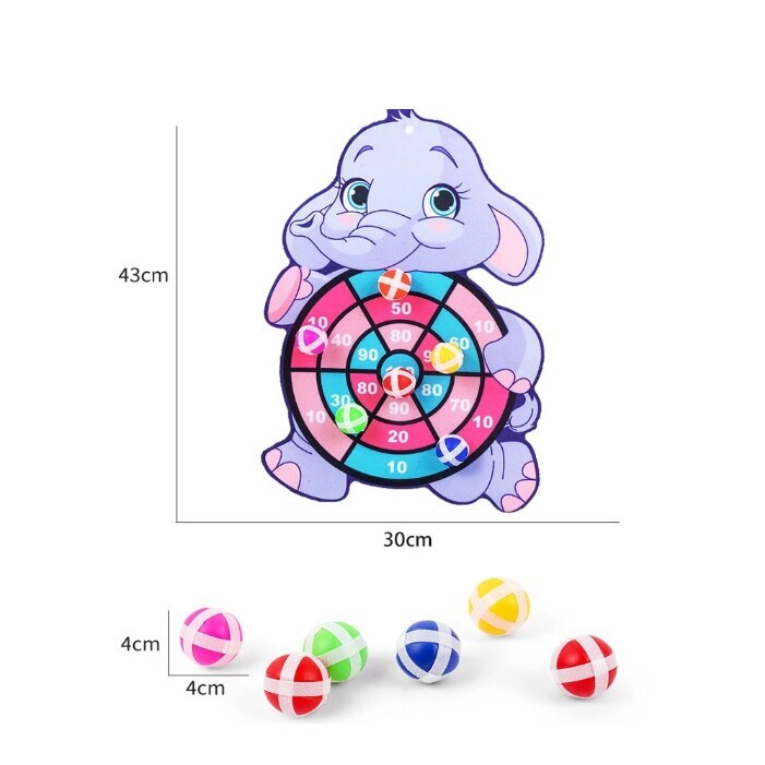 Дартс за деца STICKY TARGET, Велкро, Син - eMAG.bg