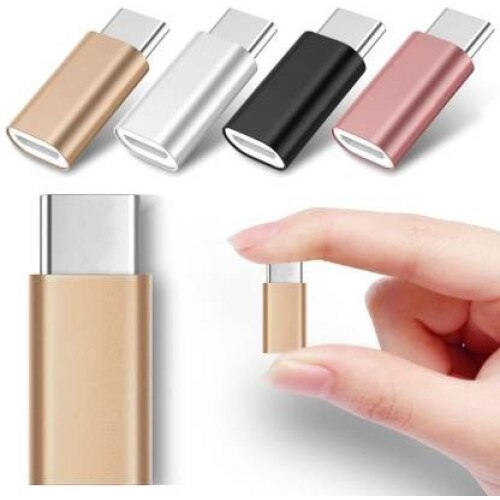 Adaptor USB tip C la micro USB pentru diverse dispozitive - Auriu ...
