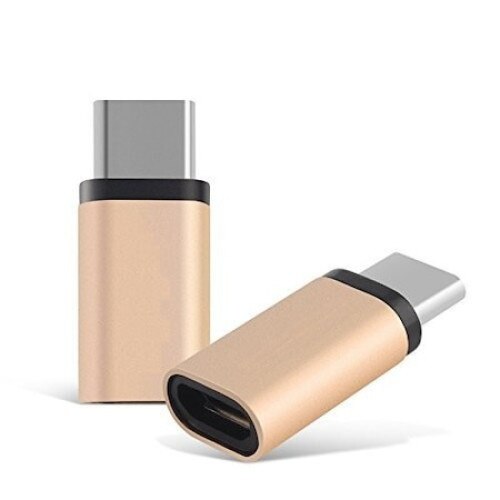 Adaptor USB tip C la micro USB pentru diverse dispozitive - Auriu ...
