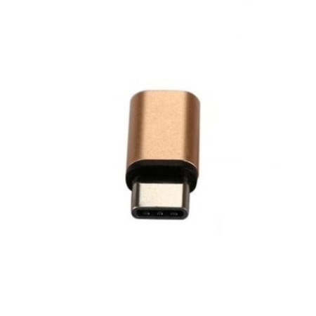 Adaptor USB tip C la micro USB pentru diverse dispozitive - Auriu ...