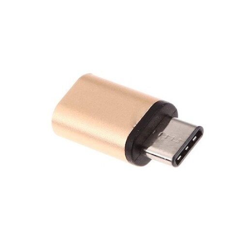 Adaptor USB tip C la micro USB pentru diverse dispozitive - Auriu ...