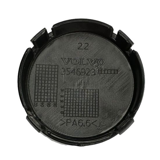 Set 4 capacele roti 64mm negru+albastru, pentru jante aliaj Volvo - eMAG.ro