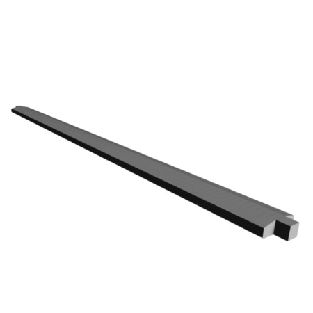 Matrita streasina gard, model 1, plastic ABS, negru, 200x13x4cm - eMAG.ro