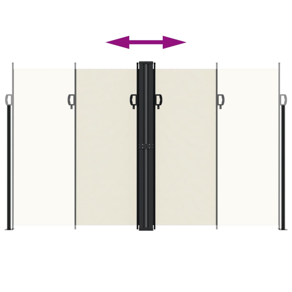 Paravan lateral pentru gradina Zakito Europe, Poliester/otel ...