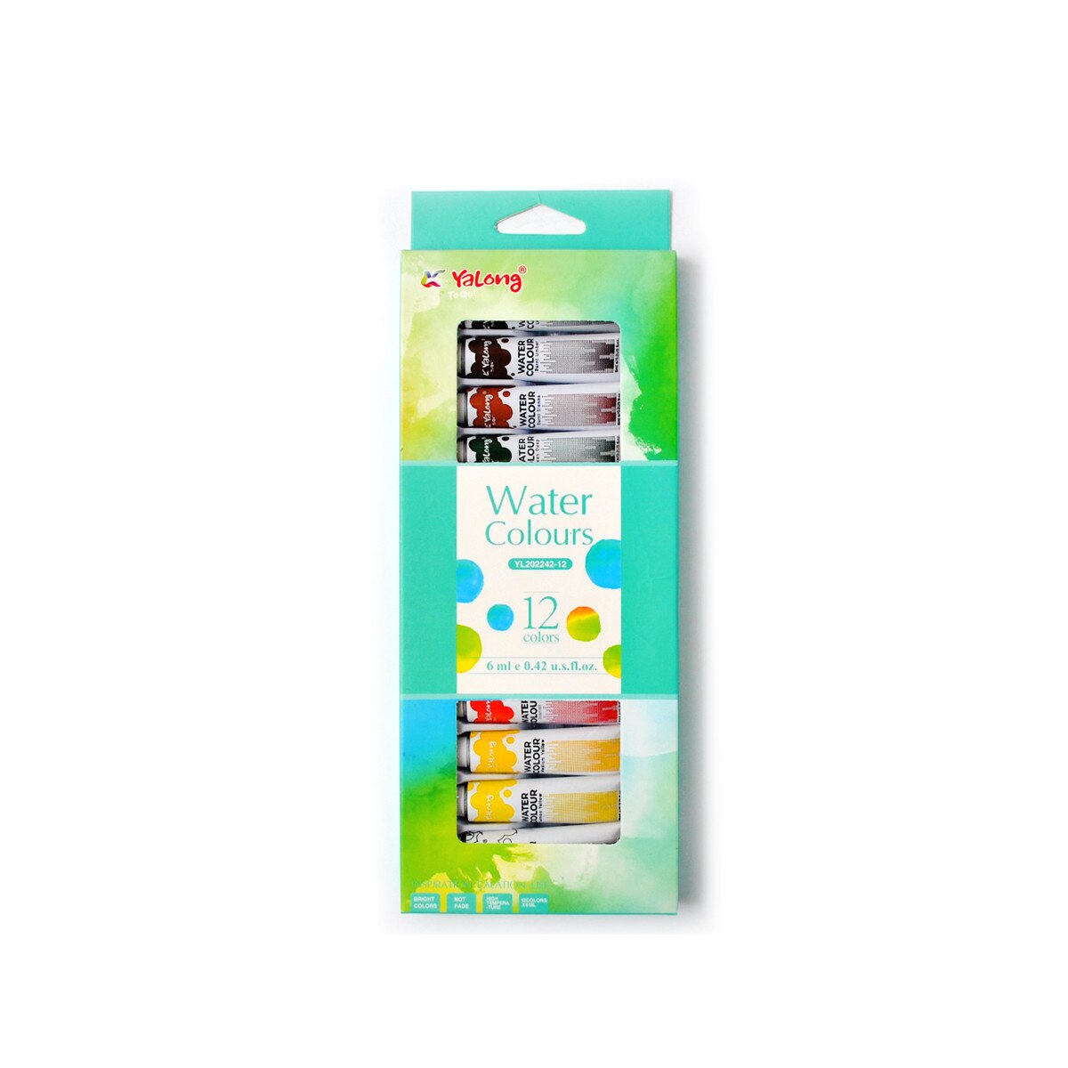 Tempera watercolor 12 culori/cutie - eMAG.ro