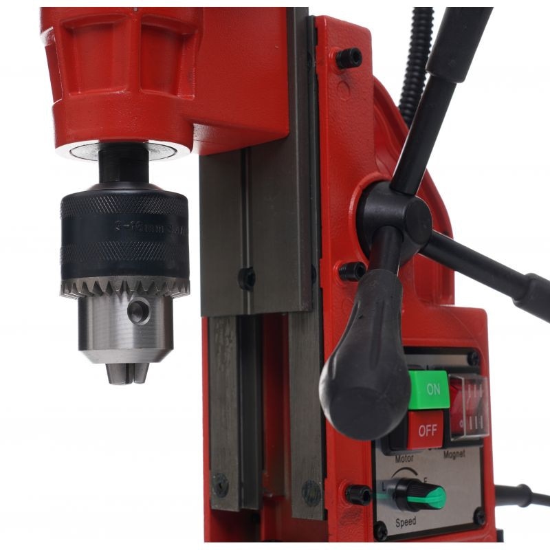 Masina de gaurit 1800W verticala cu talpa magnetica cu 1300N de 750 rot ...