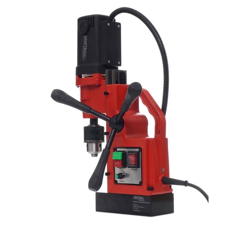 Masina de gaurit 1800W verticala cu talpa magnetica cu 1300N de 750 rot ...