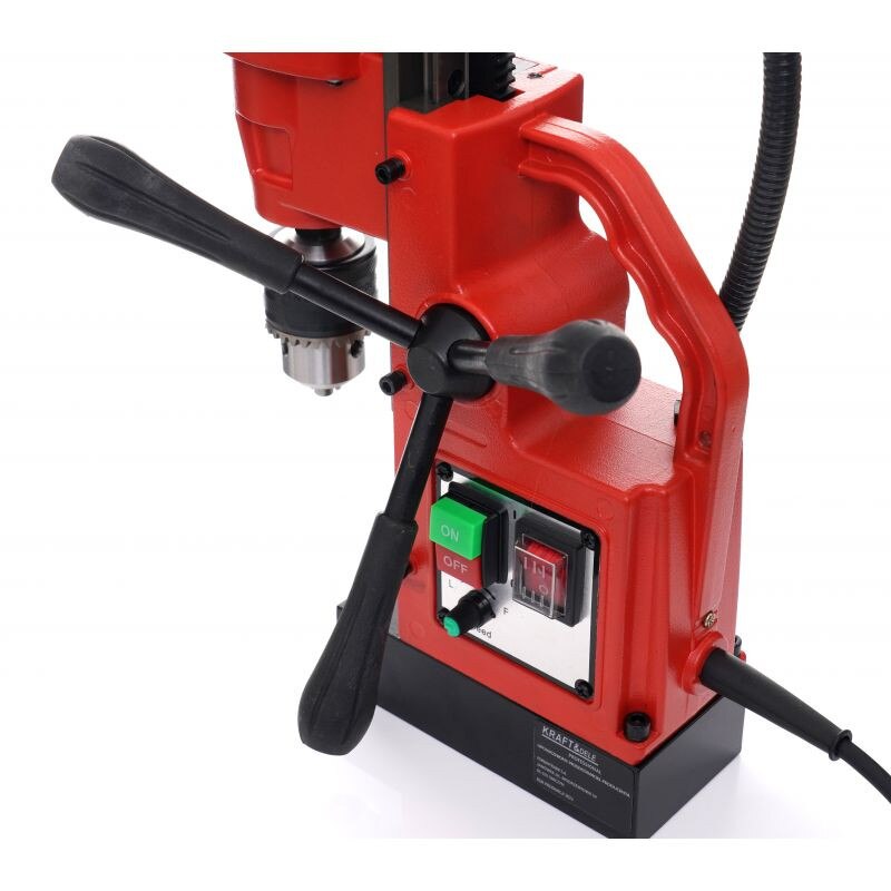 Masina de gaurit 1800W verticala cu talpa magnetica cu 1300N de 750 rot ...