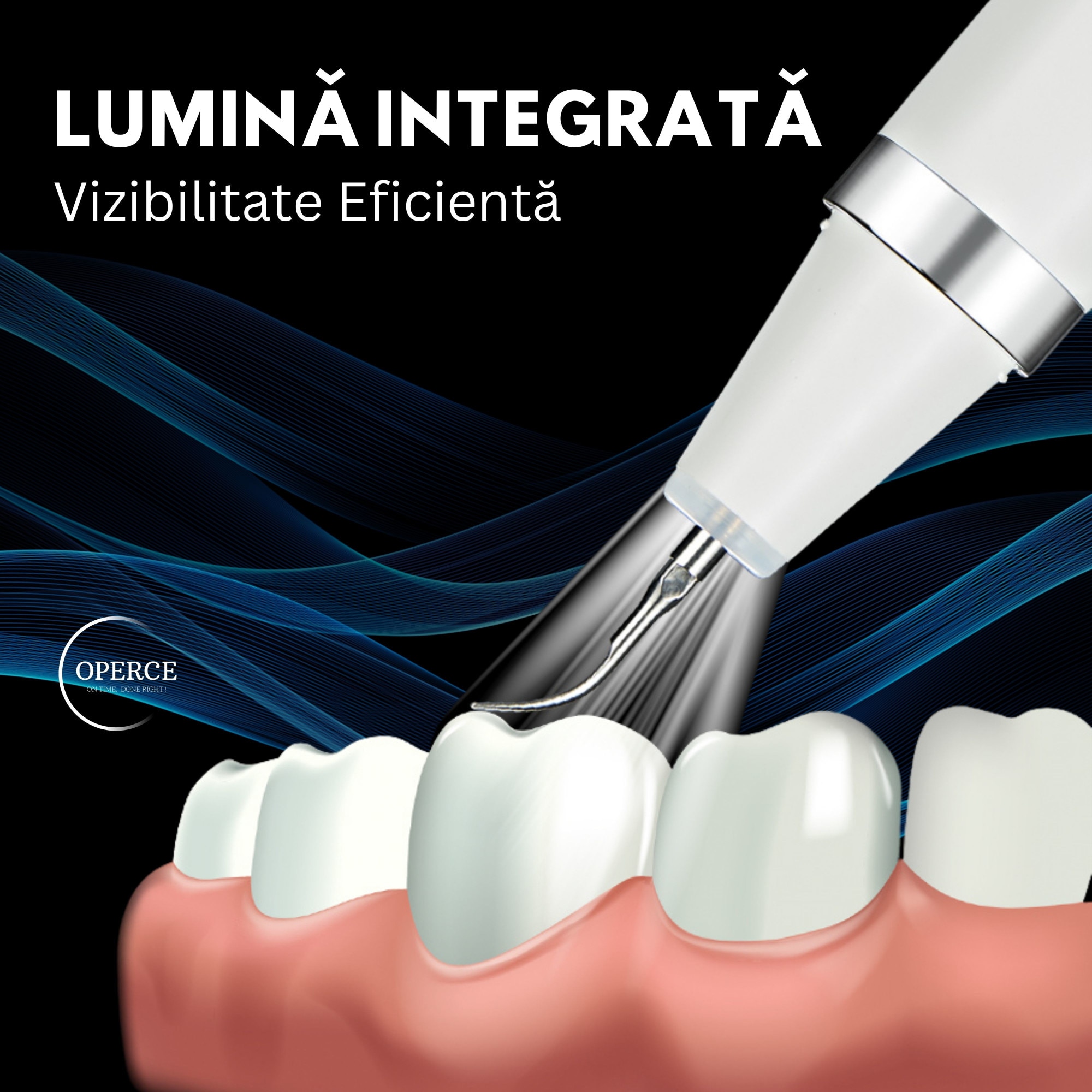 Aparat pentru Detartraj OPERCE™️, Ingrijire Dentara si Eliminare Tartru ...