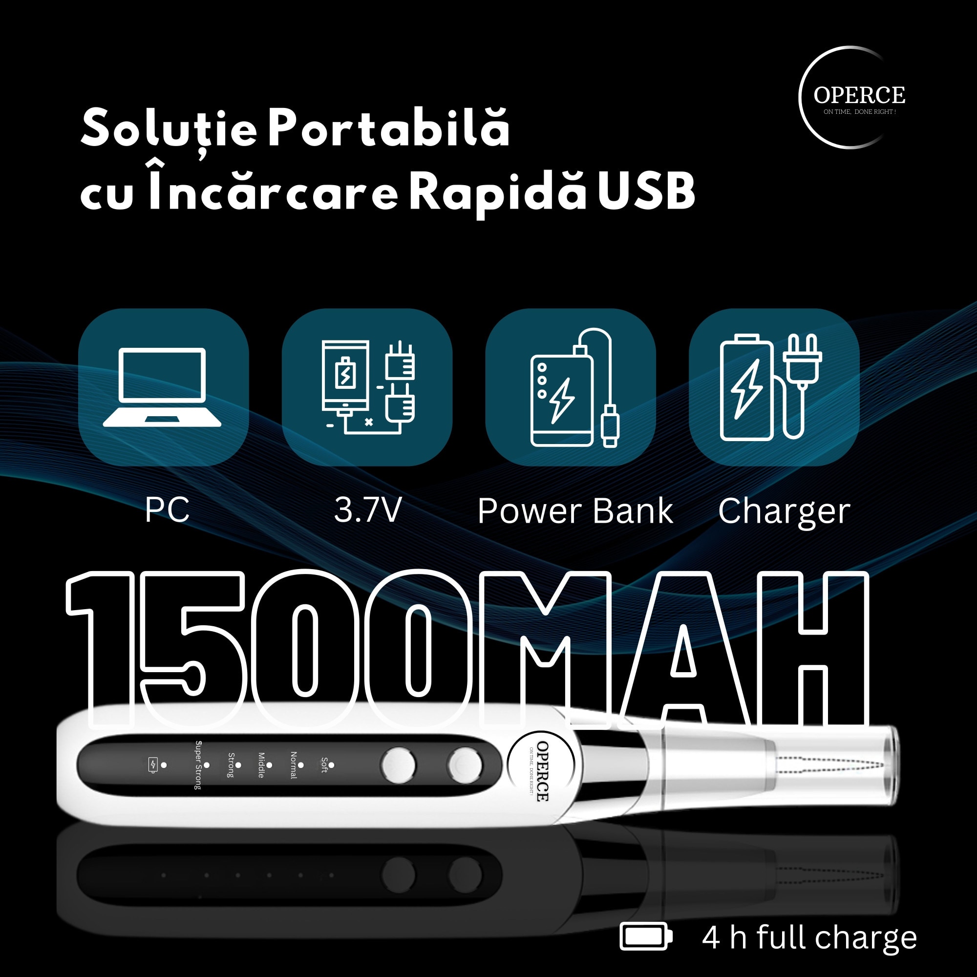 Aparat pentru Detartraj OPERCE™️, Ingrijire Dentara si Eliminare Tartru ...