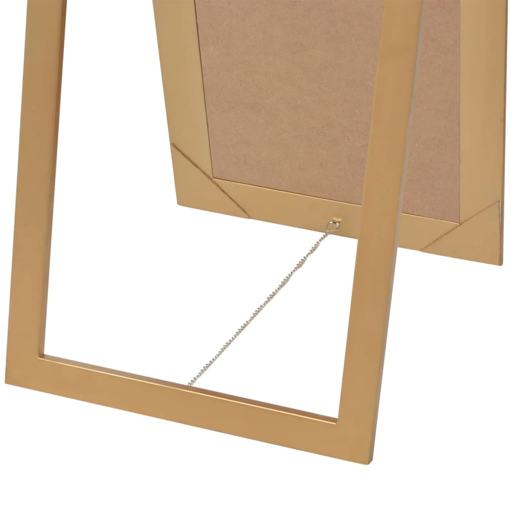 Огледало, Zakito Europe, дърво/стъкло, бароков стил, 40 x 160 см, злато ...