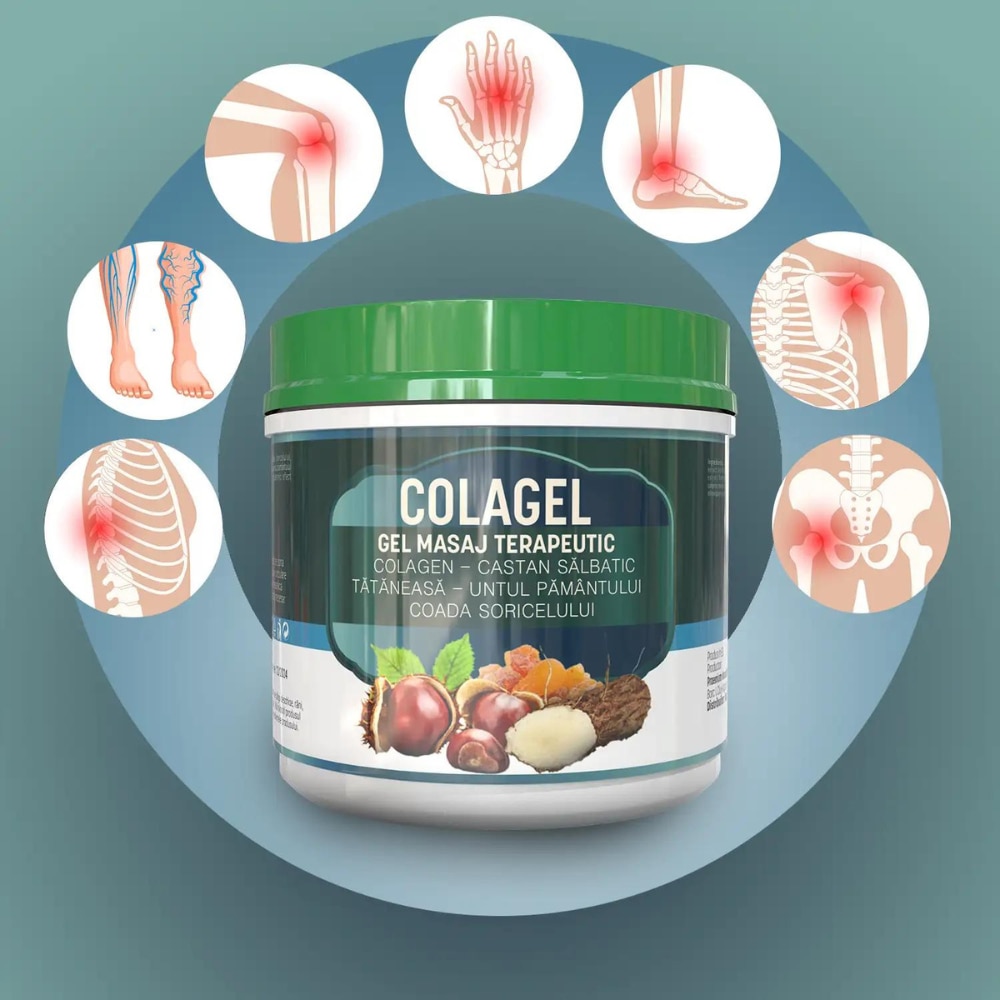 Colagel, Gel Masaj Terapeutic 275ml – Pentru Dureri Articulare ...