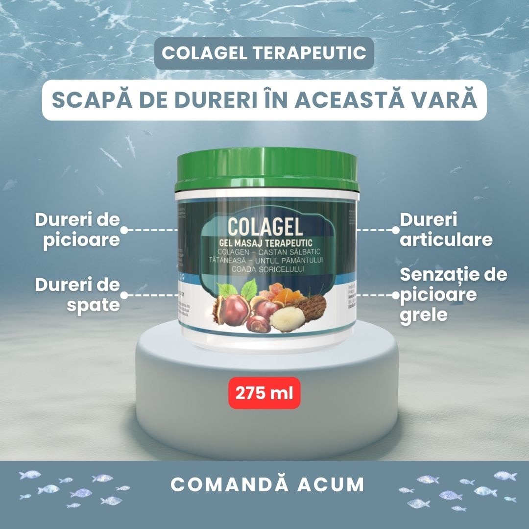 Colagel, Gel Masaj Terapeutic 275ml – Pentru Dureri Articulare ...