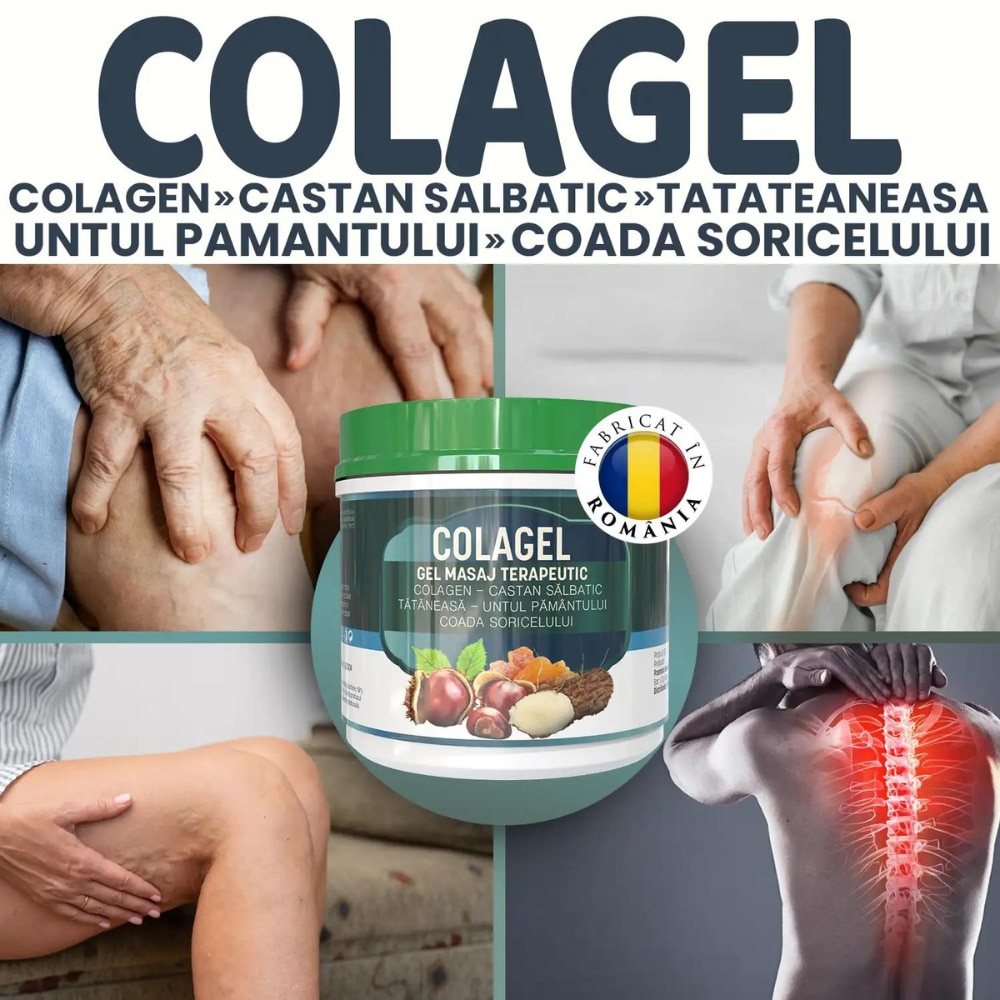 Colagel, Gel Masaj Terapeutic 275ml – Pentru Dureri Articulare ...