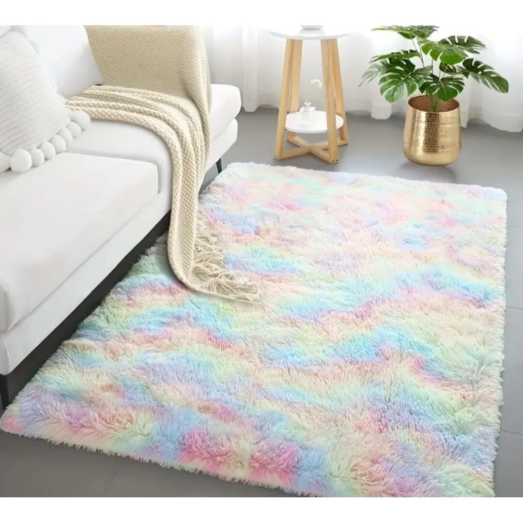 Covor Fluffy Premium, 150 x 200 cm, Multicolor - eMAG.ro