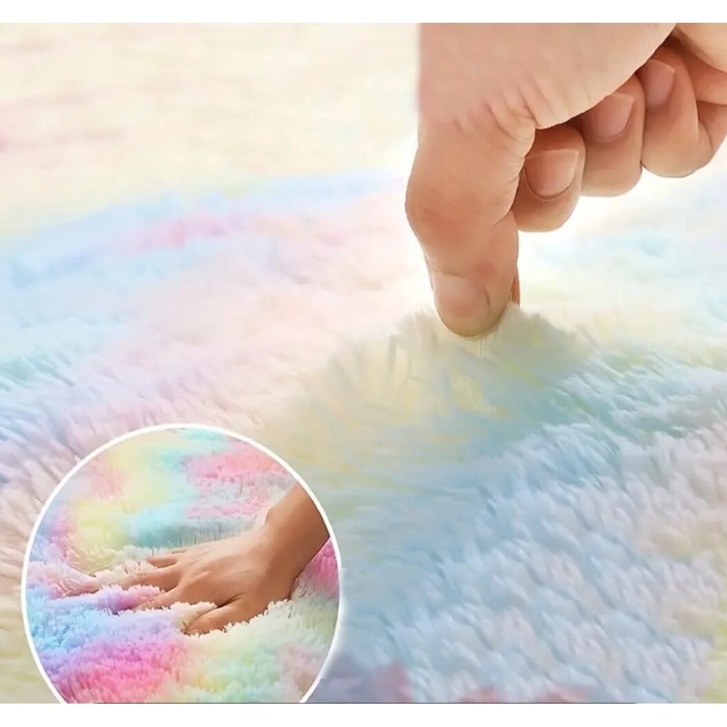 Covor Fluffy Premium, 150 x 200 cm, Multicolor - eMAG.ro