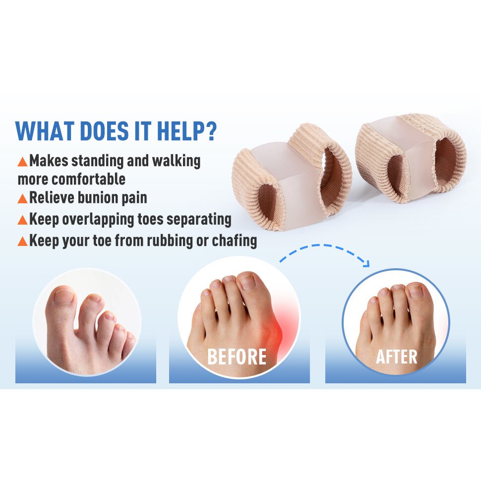 Set 4 separatoare degete, Textil, Respirabile, Bej - eMAG.ro