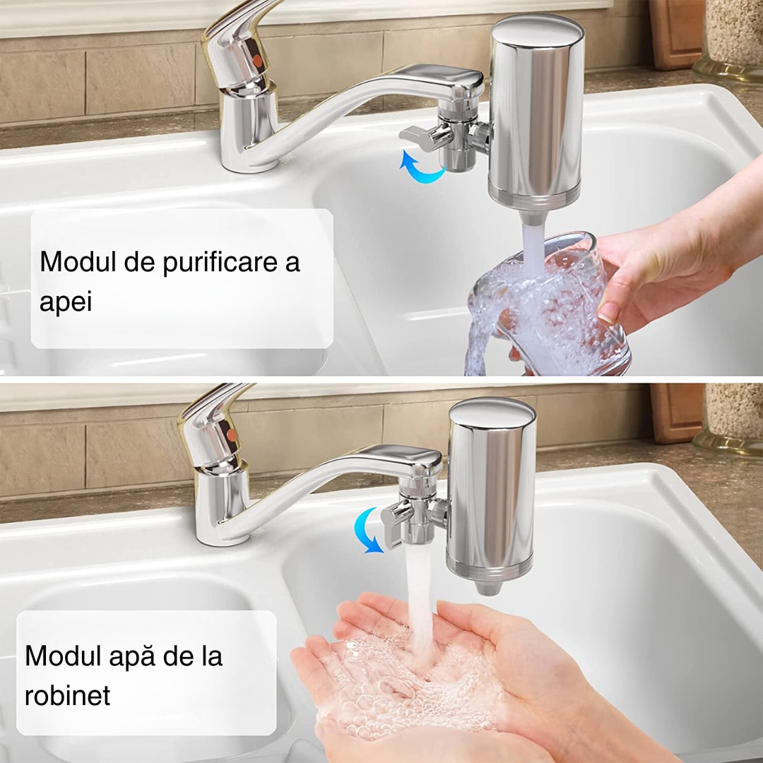 Filtru profesional pentru apa de la robinet, bucatarie sau baie ...