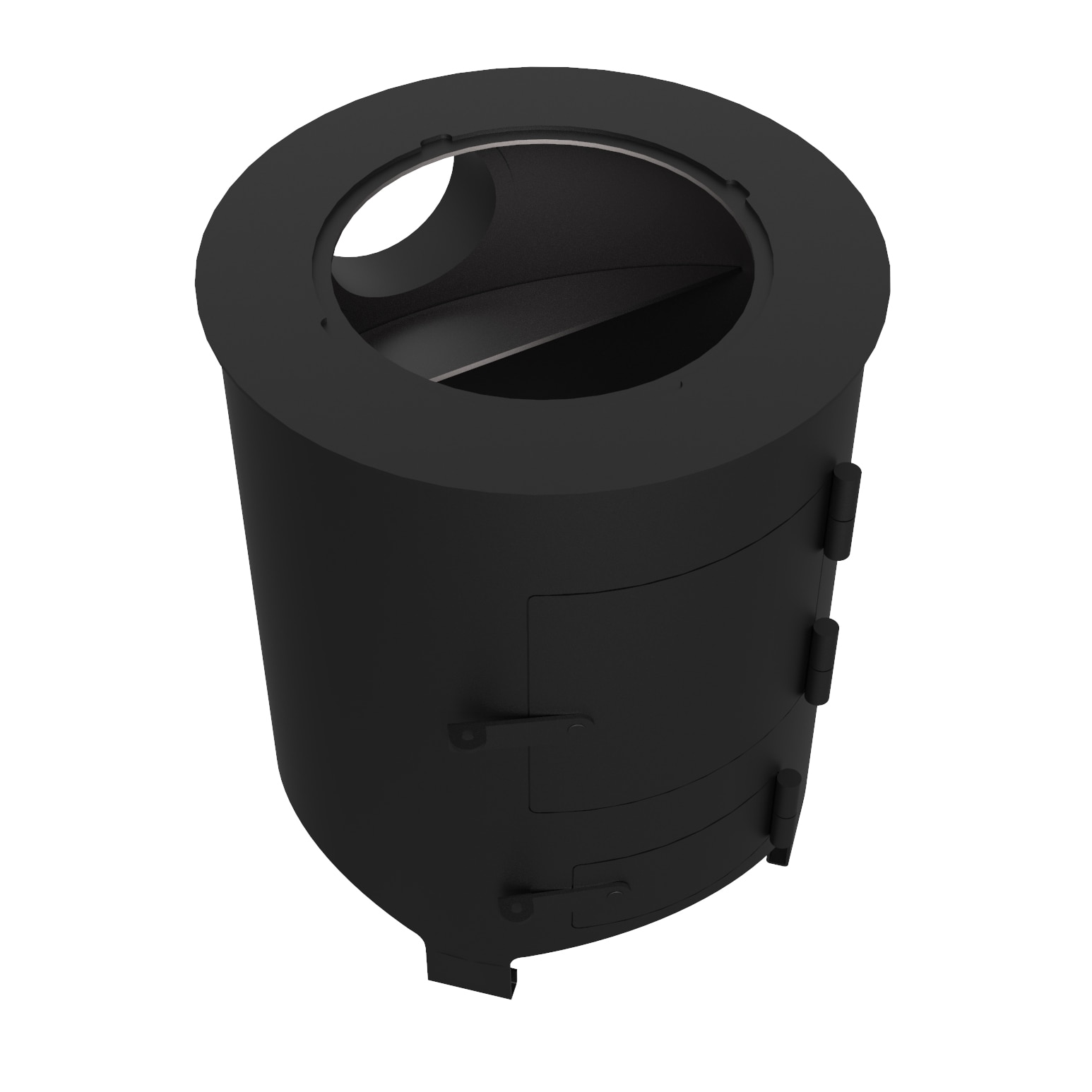 Soba de gradina, diametru 37 cm, din metal grosime 3mm, pentru ceaun ...