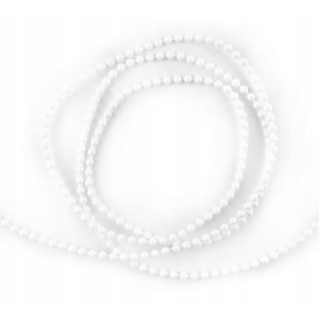 Lant moto FOSET pentru rolete, plastic rezistent, alb, 3mm, 2 metri ...