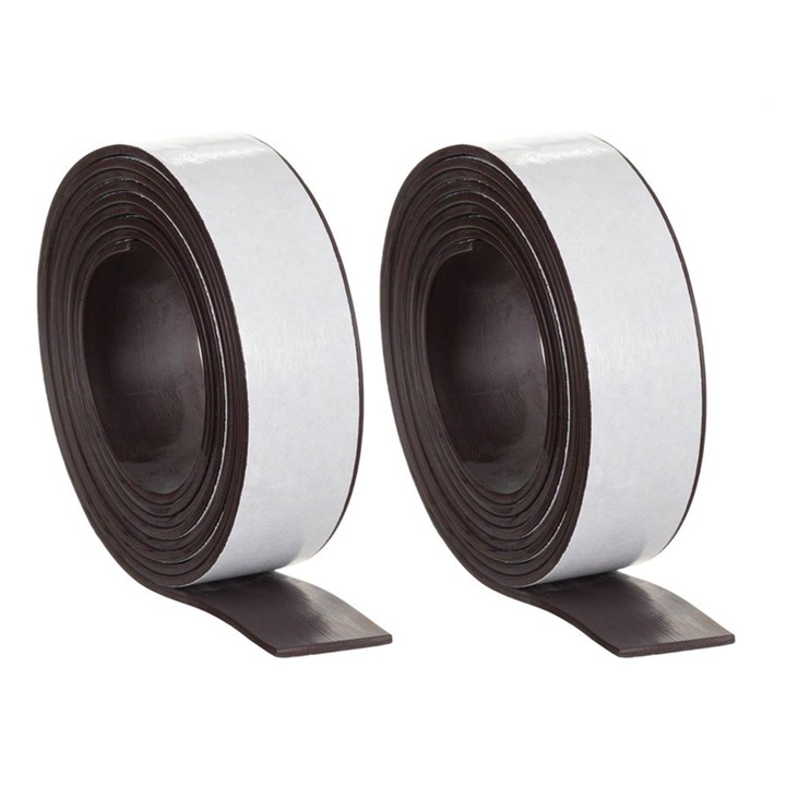 Set 2 role banda magnetica autoadeziva Trendmark, pentru suprafete ...