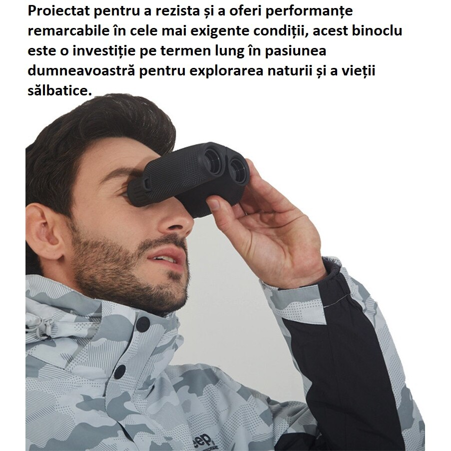 Professzionális távcső, Zoom Power x 10, Víz- és nedvességálló ...