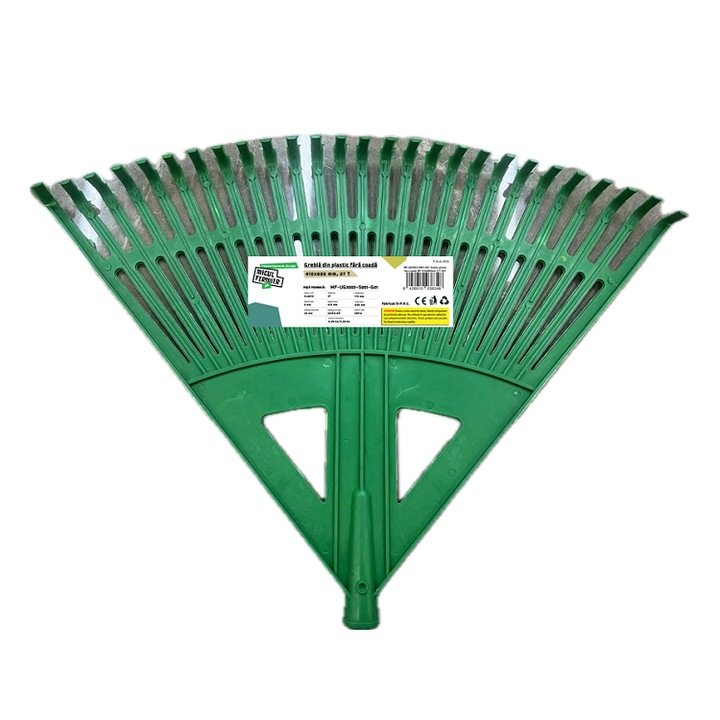 Grebla din plastic fara coada MICUL FERMIER, 410 x 600 mm, 27 dinti ...