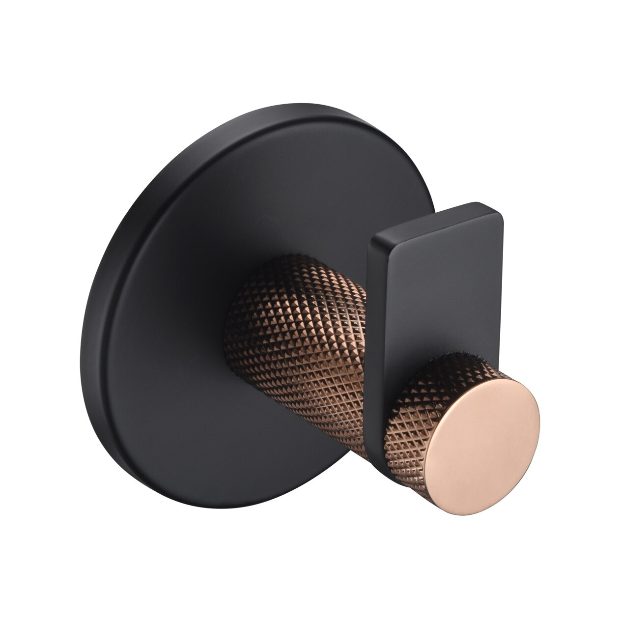 Cuier baie prosop Aquasanit Astral, finisaj negru/cupru - eMAG.ro