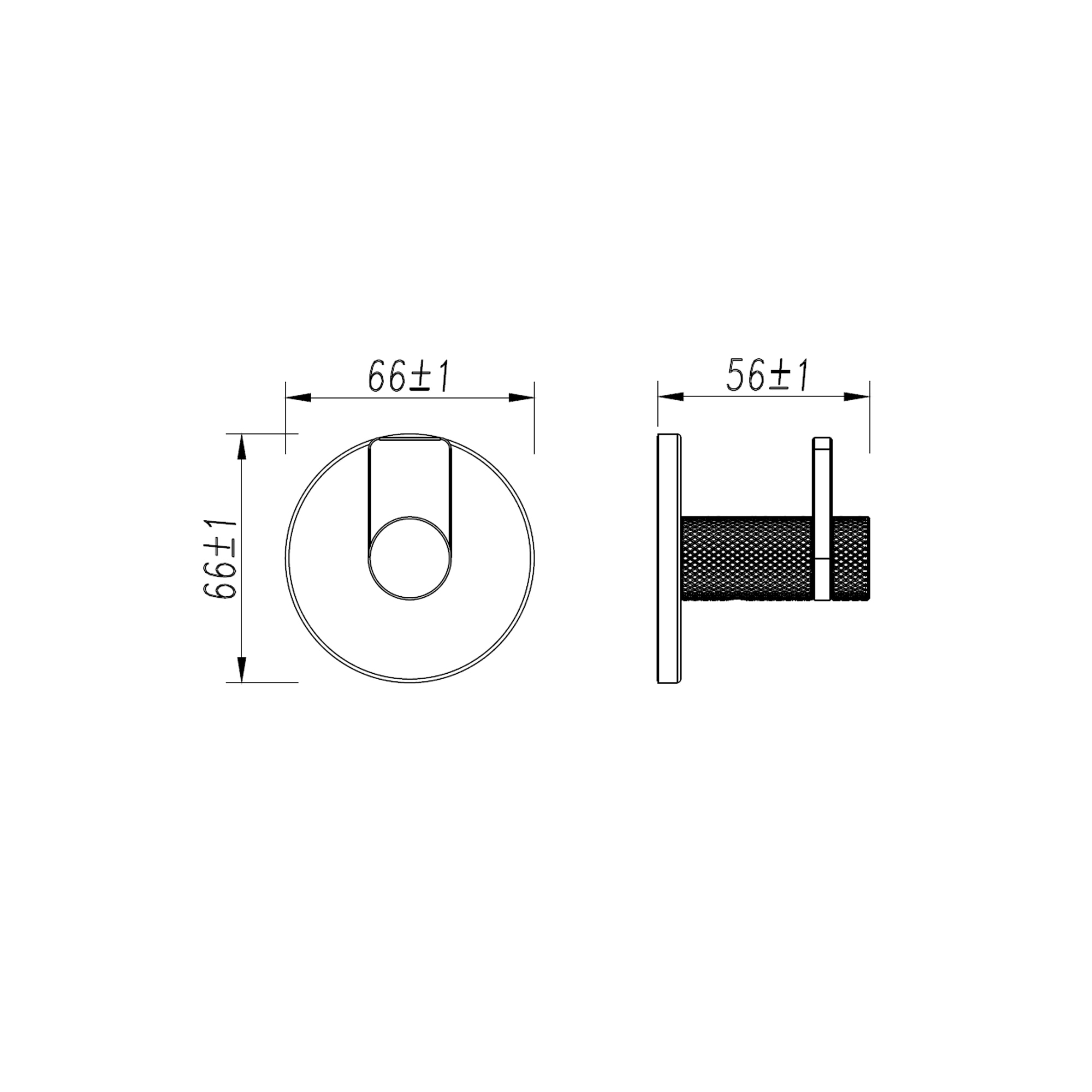 Cuier baie prosop Aquasanit Astral, finisaj negru/cupru - eMAG.ro