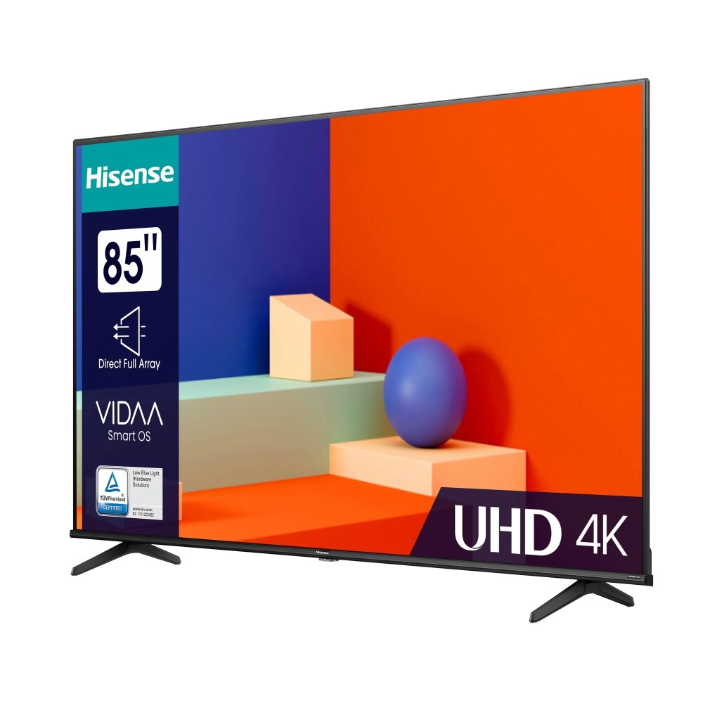 Телевизор Hisense 85" A6K, 4K Ultra HD 3840x2160, DLED, DFA, Precision Colour, HDR 10+, HLG ...