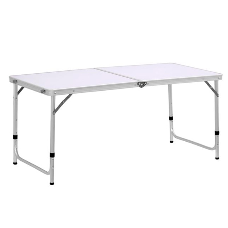 Masa plianta, Aluminiu, 120x60x70cm, Gri - eMAG.ro