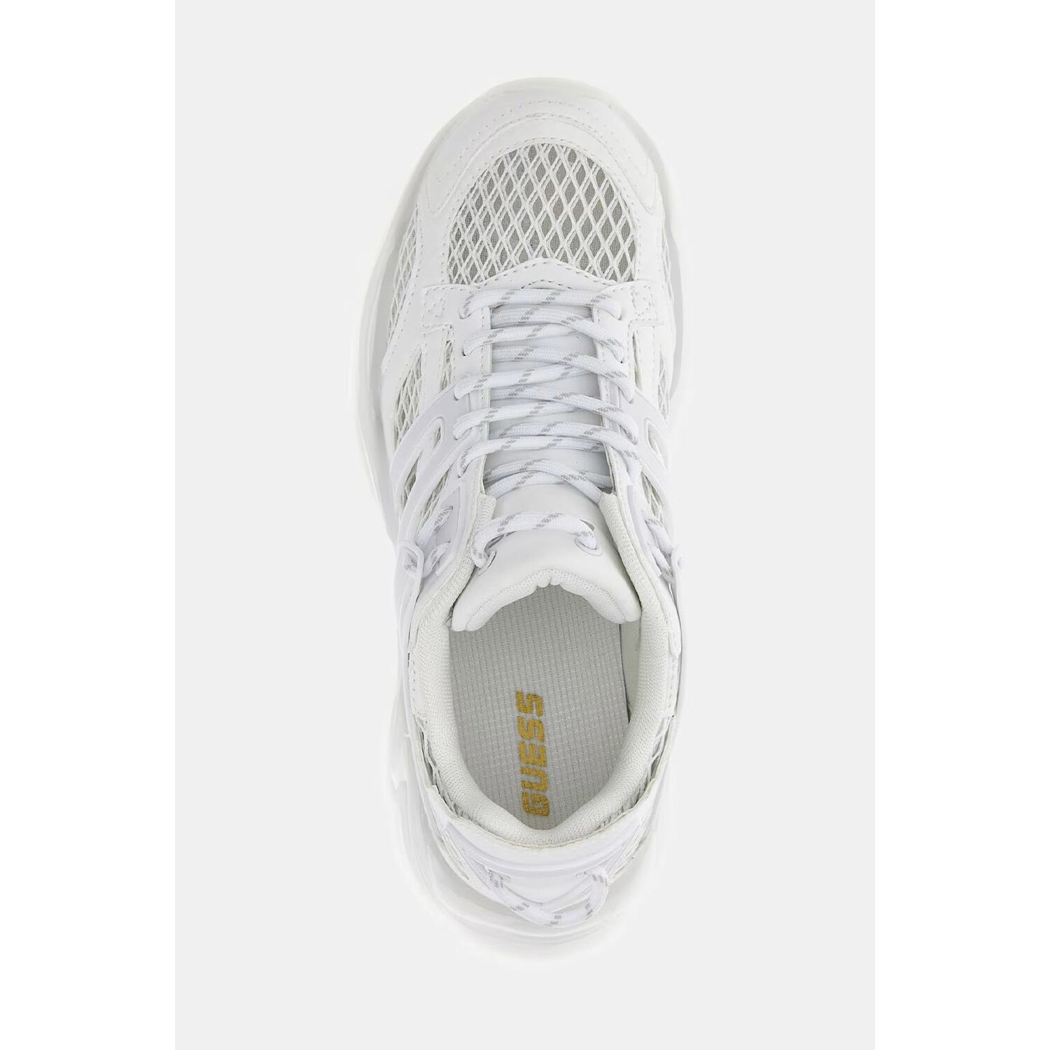 Adidasi dama, Guess, Textil, Alb, 36 EU - eMAG.ro