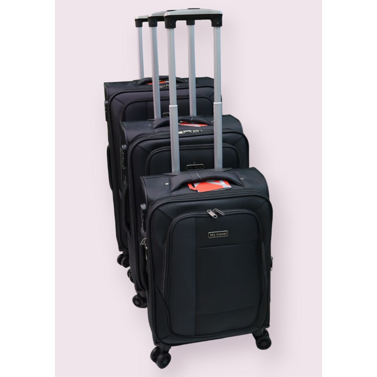 Set De Trolere My Travel B539, 3 dimensiuni 20", 24", 28" negru - eMAG.ro