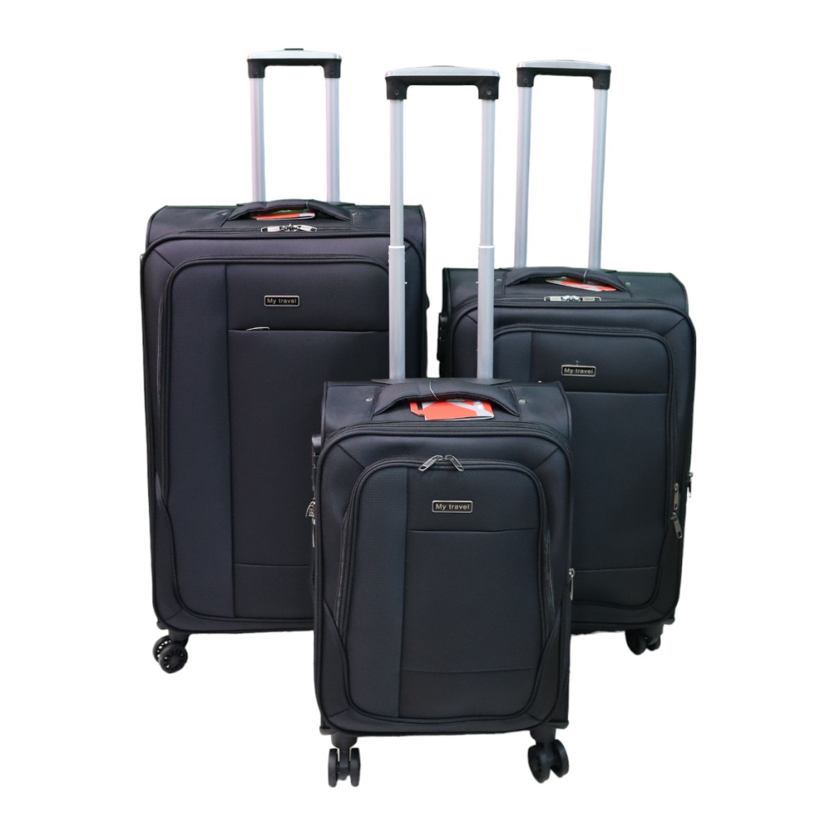 Set De Trolere My Travel B539, 3 dimensiuni 20", 24", 28" negru - eMAG.ro